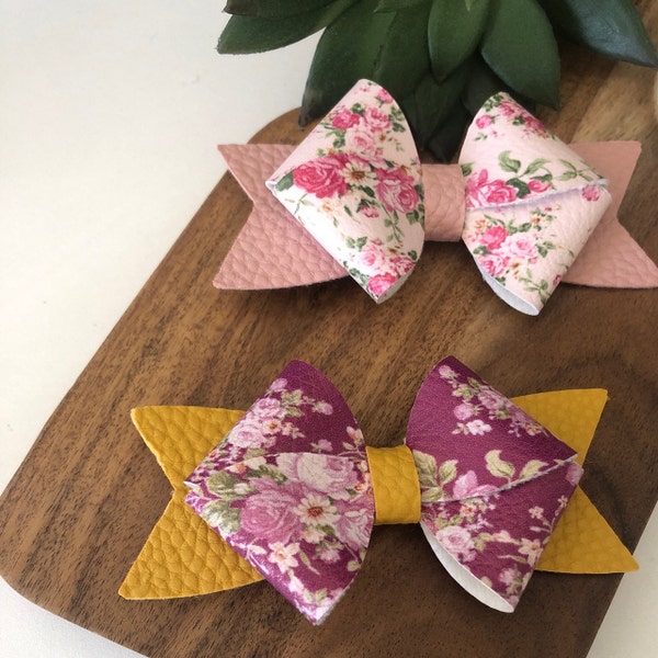 Honey Bee Hair Bow SVG Template, Bow SVG, Felt Bow PDF, Bumble Bee Bow ...