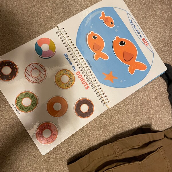 Toddler Busy Book, Fully Assembled, First Learning Binder, Fun Quiet ...