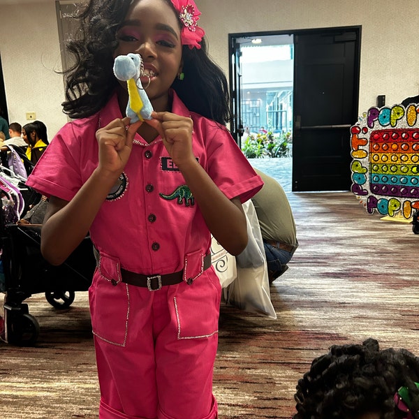 Hot Pink Dinosaur Explorer Fancy Safari Costume Adventurer Kids ...