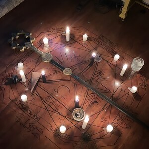 Crescent Lavender Moon Staff Forest Druid Cosplay - Etsy