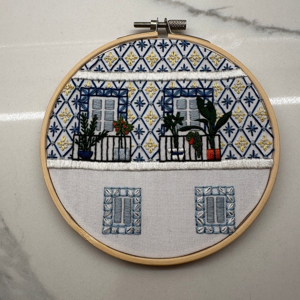 Ai Lisboa Embroidery Pattern PDF / Digital Hand Embroidery / Beginner ...