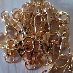 10 Rounded Square Clasps Gold - Etsy