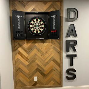 Custom 12 Metal Letters DARTS Sign-darts Metal Letters - Etsy