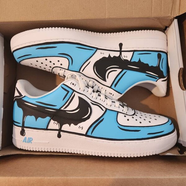 Cartoon Themed Drip AF1 (any Color) - Etsy