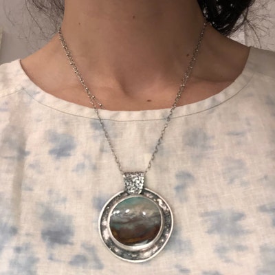 Brazilian Turquoise Sterling Silver Handmade Cuff Bracelet - Etsy