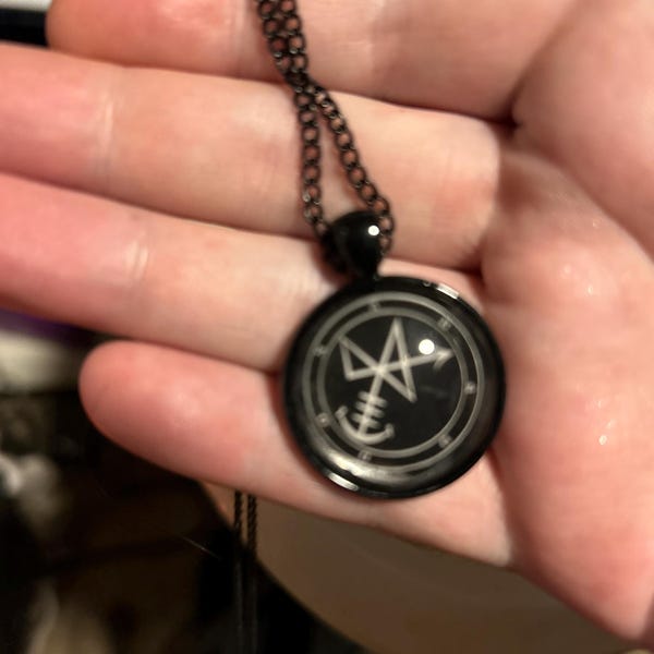 Sigil of Agaliarept Pendant - Occult Demon Goetia Dictionary Infernal ...