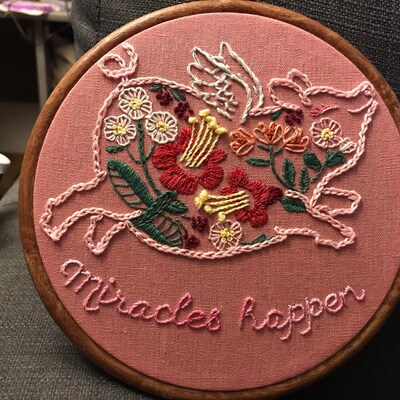 Hand Embroidery Kit Thistle Design Cultural Patterns DIY Craft Scottish ...