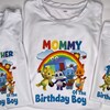 Word Party Birthday Iron on Transfer, Word Party Set Family Iron on ...