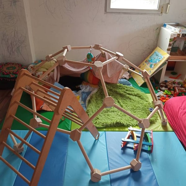 Spider Web, Indoor Climbing Dome, Montessori Play Gym, Baby Unique Gift ...