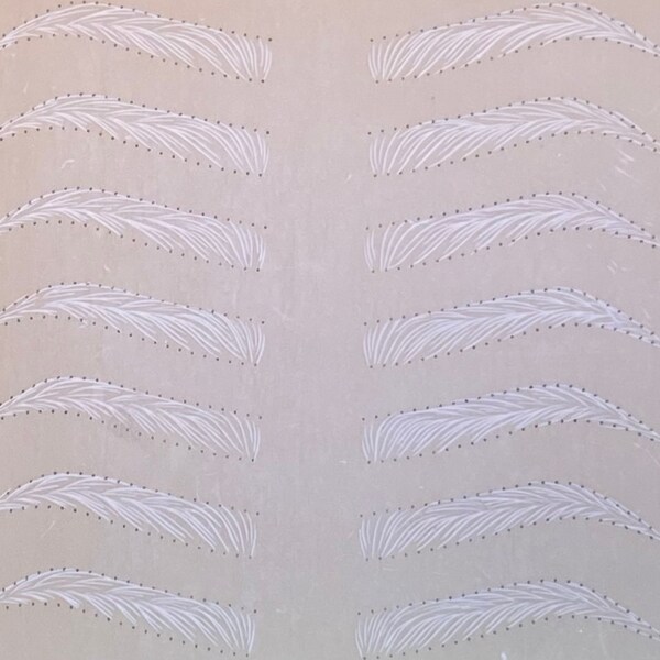 Bold Brows 3 Step-by-step Microblading Pattern Microblading Stroke ...