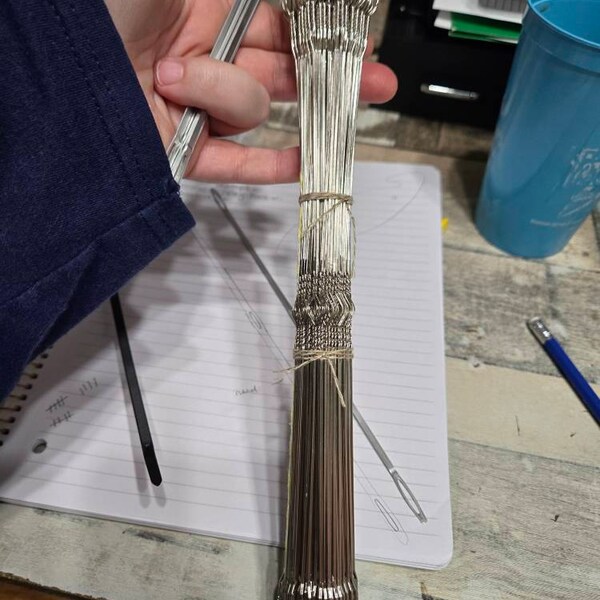 Brass Reed Heddle Hook - Threading Hook for Weaving Loom - Crochet En ...