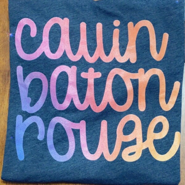 Colorful Louisiana T-shirt, Callin Baton Rouge Tee, Country Concert T ...