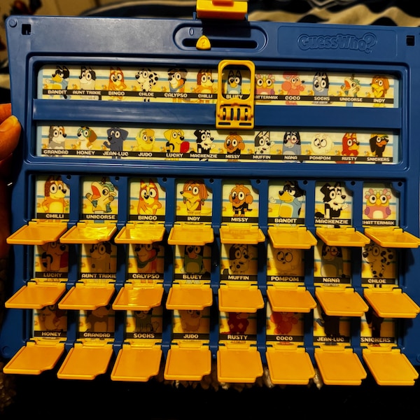 Bluey Guessing Game | Digital Download | Bluey Themed Cards You Print ...