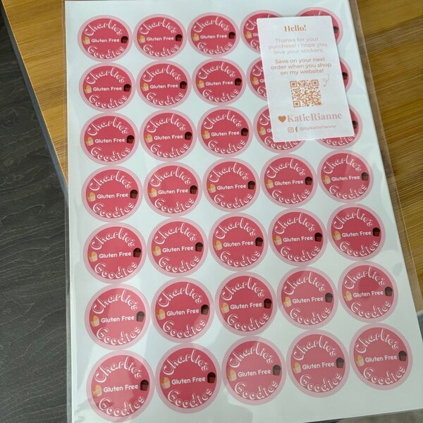 Custom Circle Stickers, 37mm Round Stickers, Sticker Sheets, Logo ...