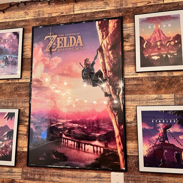 Loz Travel Locations • Print • Poster - Etsy