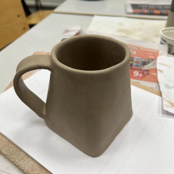 Printable Pottery Mug Template With Step by Step Video for Handmade ...