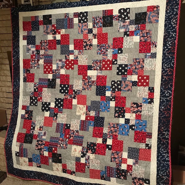 Woodshire Quilt Pattern - Digital Pdf - Pre-cut Friendly Pattern for ...