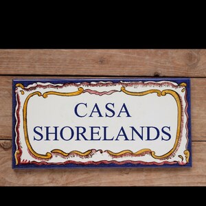 Italian House Number Plaque Signs for Home Personalized | Etsy