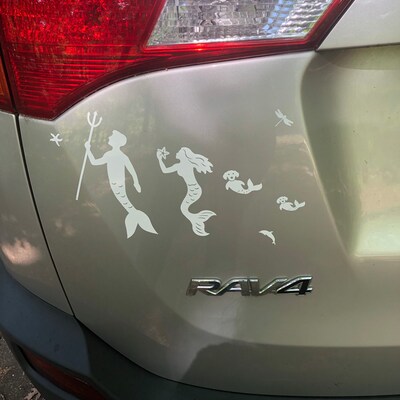 Unique Cat Family Car Stickers Vinyl Decals Funny Cat Butt Outdoor ...