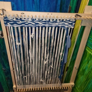 Adjustable Twining Loom for Rag Rugs, Place Mats and Potholders. Maple ...