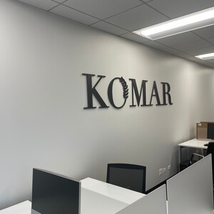 Front-lit Acrylic Sign Wall Art Decor Plexiglass Signage 3D | Etsy