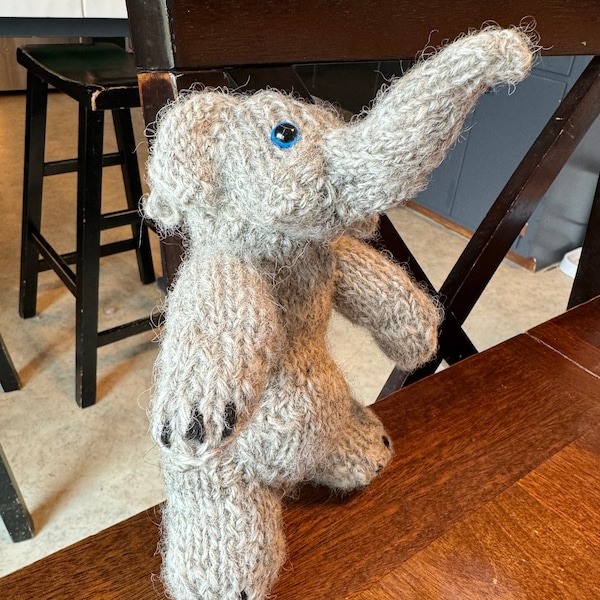 Baby Elephant - EASY KNITTING PATTERN - Etsy