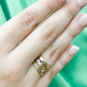 Stackable Class Ring Set Stackable Class Rings Affordable Class Ring ...