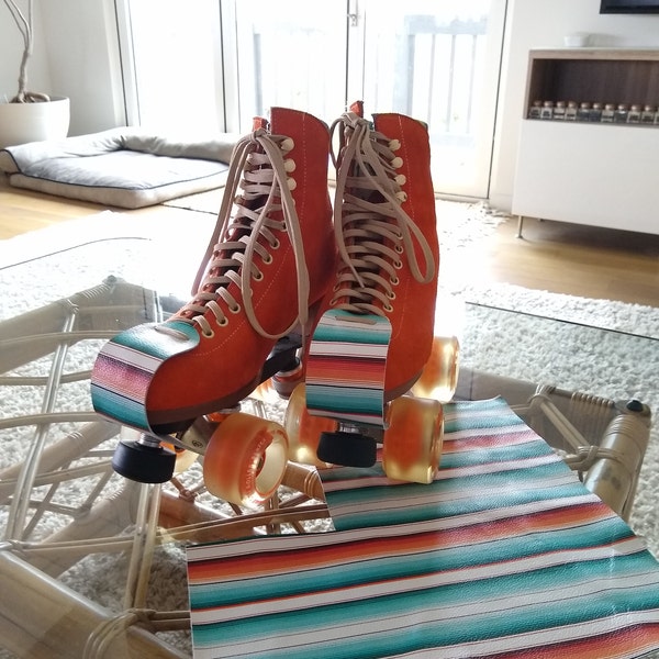 Serape Printed Leather Sedona Sarape Leather Sheets by Square Cowhide ...