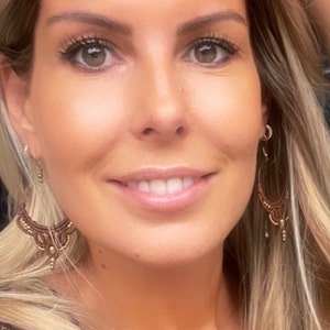 Tiara Diadem Collier Mikro Makramee Spirituell Alternativ Boho Chic ...