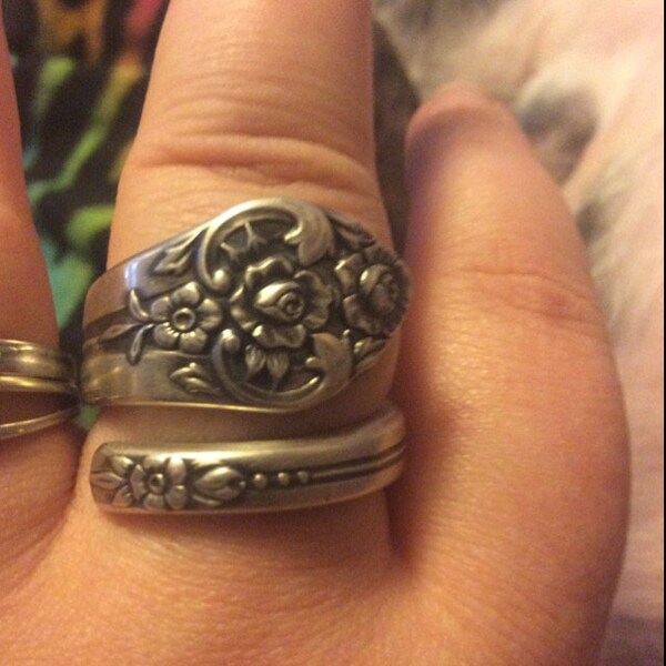 Vintage Sterling Silver Spoon Ring Circa 1946 - Etsy