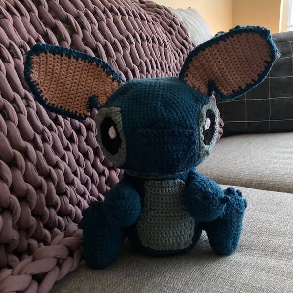 CROCHET PATTERN Blue Alien Monster (amigurumi, Crochet, Photo Tutorial ...