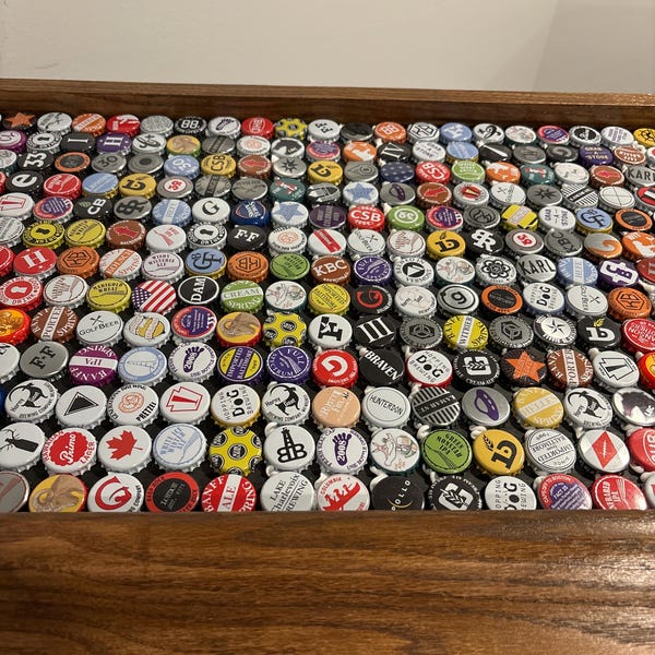 Mixed Beer Bottle Caps (350+ DIFFERENT Mixed Designs!) No Defects Home ...