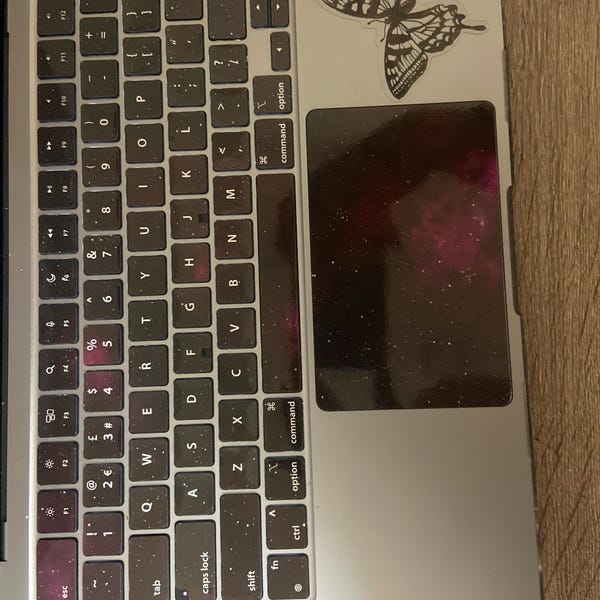 Apple MacBook Decal Apple Logo Beach MacBook Sticker GLOWING Apple ...