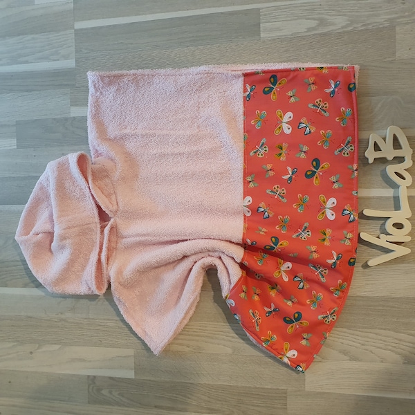 Hooded Poncho Towel Sewing Pattern • PDF Instant Download • Bath Towel ...