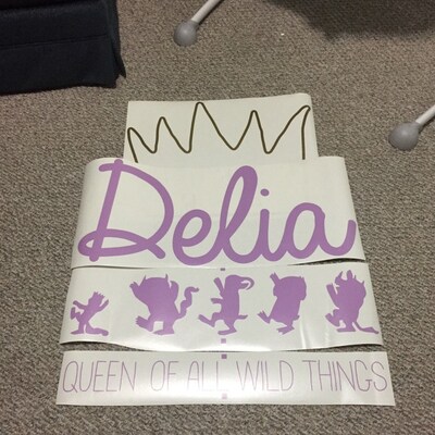 Where the Wild Things Are Wall Decal, Personalized Wild Things Wall ...