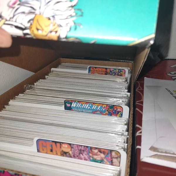 Custom Comic Books Divider Labels, Comic Labels, Comic Stickers ...