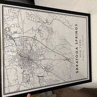 Slippery Rock Map Print Poster Canvas Pennsylvania Map Print Poster ...