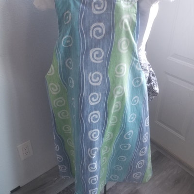 Japanese Apron Sewing Pattern XS-4XL Plus Size, Cross Back Apron With ...