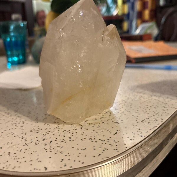 Optical Honey Calcite Sphere W/ Stand for Cleansing & Amplifying Energy ...