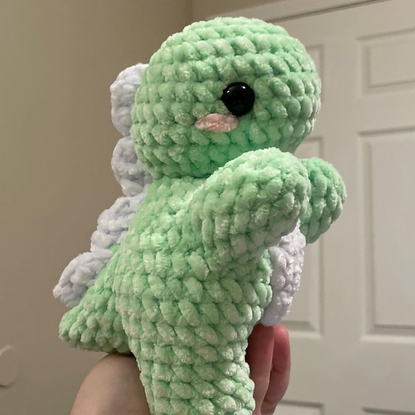 Crochet Hug Me Dinosaur Plushie PATTERN! PDF - Etsy