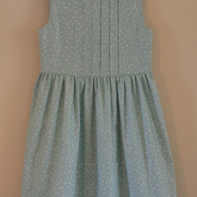 Dress Pattern, PENELOPE PIN TUCK Dress, Girl's Sizes 2-8, Instant Pdf ...