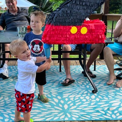 Pinata Cow Face With Bow - Etsy