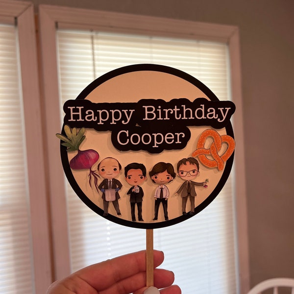 The Office Cake Topper - Etsy