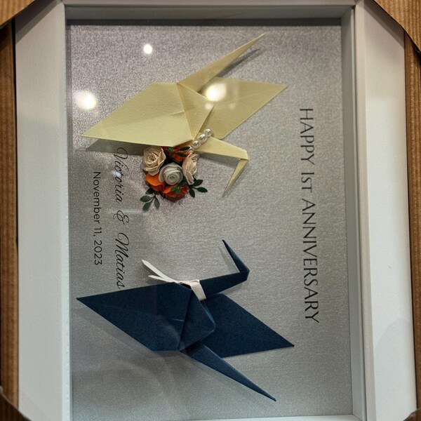 Origami Paper Crane, Mini Paper Crane, Small Party Favor, Kimono ...