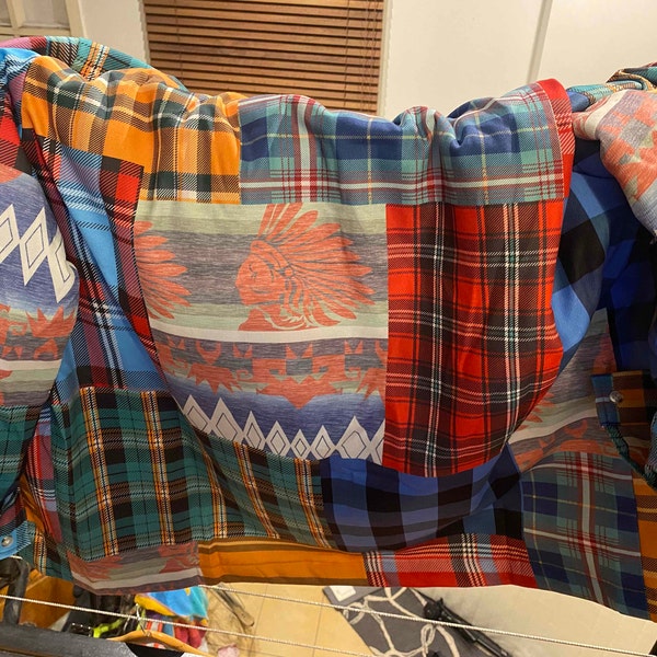 Patchwork Colorful Mens Jacket Coat Cloth Warm New Creative Quality ...