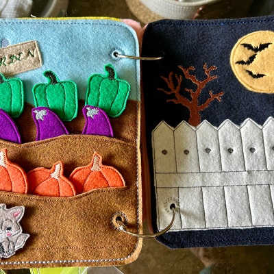 Customized Quiet Busy Book Covers Childrens Learning Toddler Learning ...