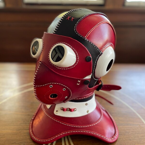 Dust Angel Leather Mask PDF Pattern With 3D Printed Molds, STL Files ...