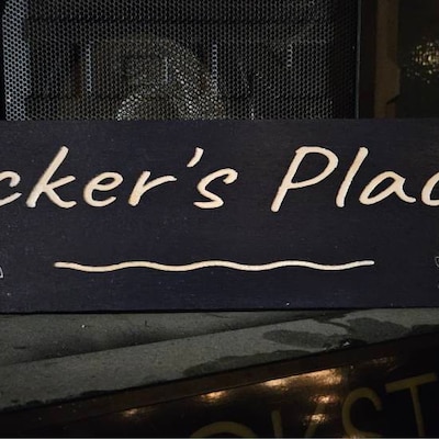 Deck Sign Deck Rules Wood Hanging Sign Outdoor Sign Deck Sign Patio ...