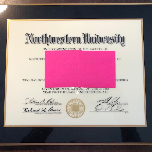 Laminated Diploma Wood Plaque - Etsy