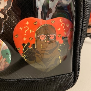 Metal Gear Solid Heart Buttons Snotacon / Bbkaz - Etsy Canada